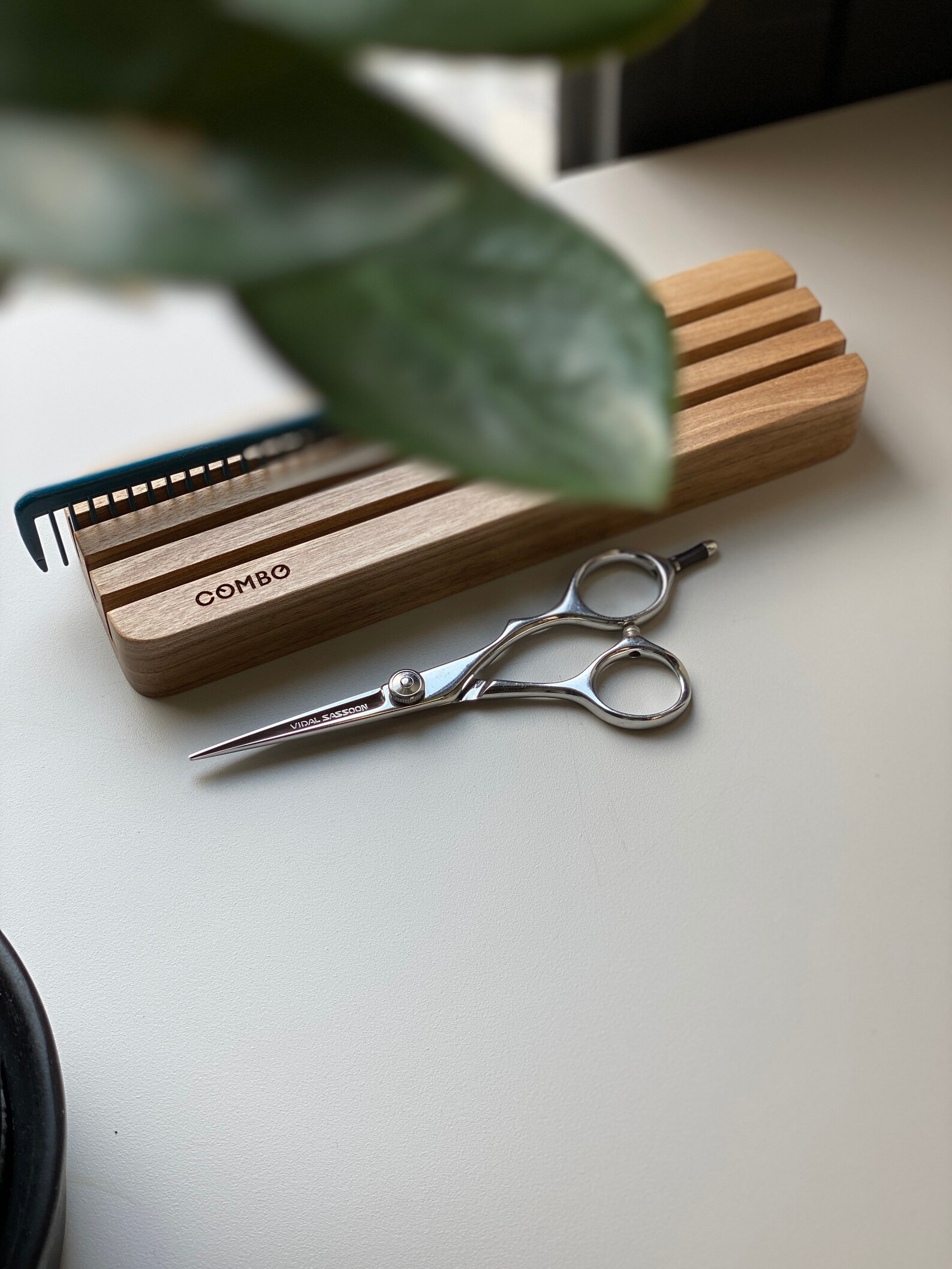 Hairdressers Wooden Stand / Comb Stand / Hair Tool / Gift for | Etsy