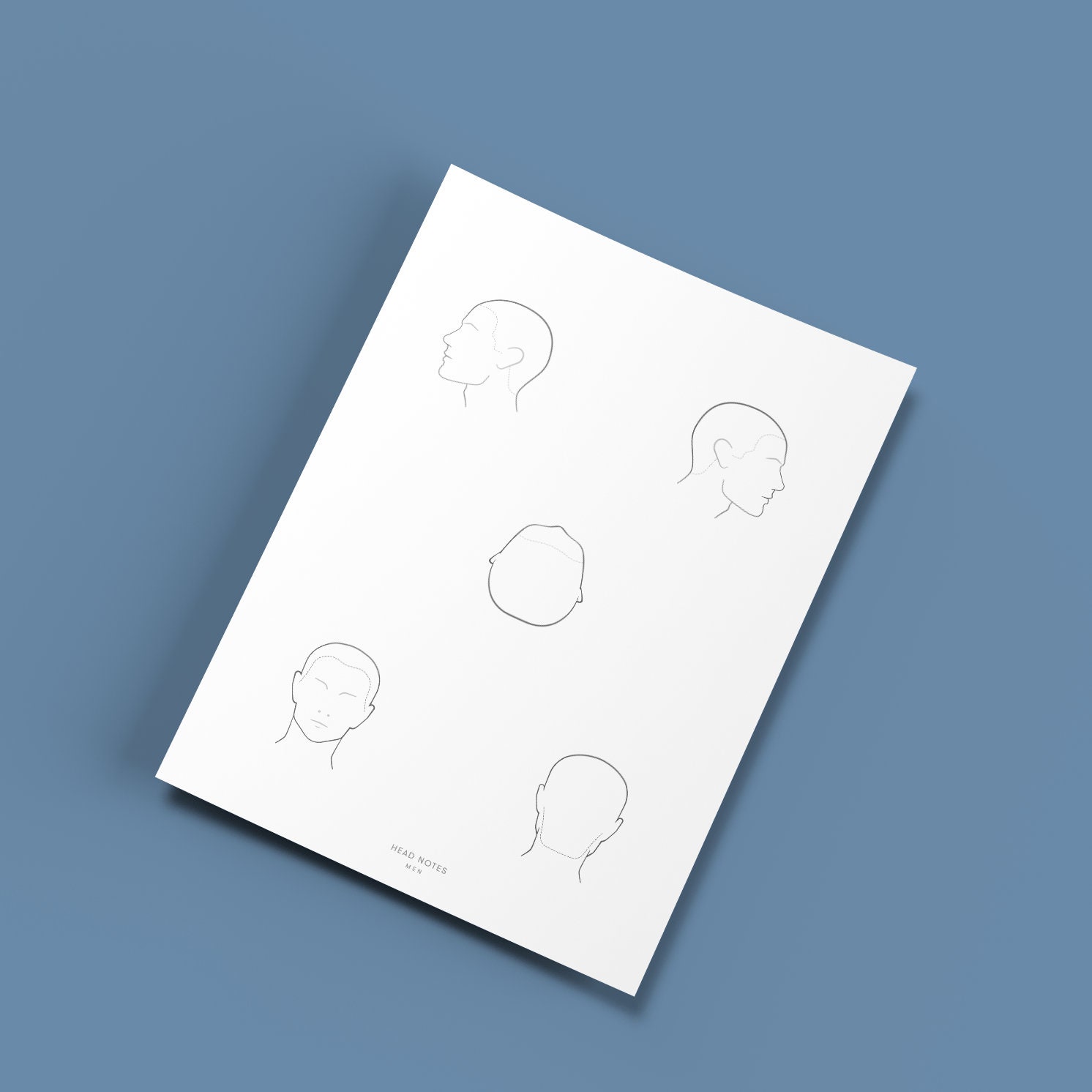 Barbering Head Sheets Template / Printable Head Sheets / Barbering ...