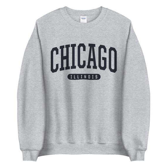 Chicago Sweatshirt Soft Cozy Chicago Illinois Crewneck - Etsy