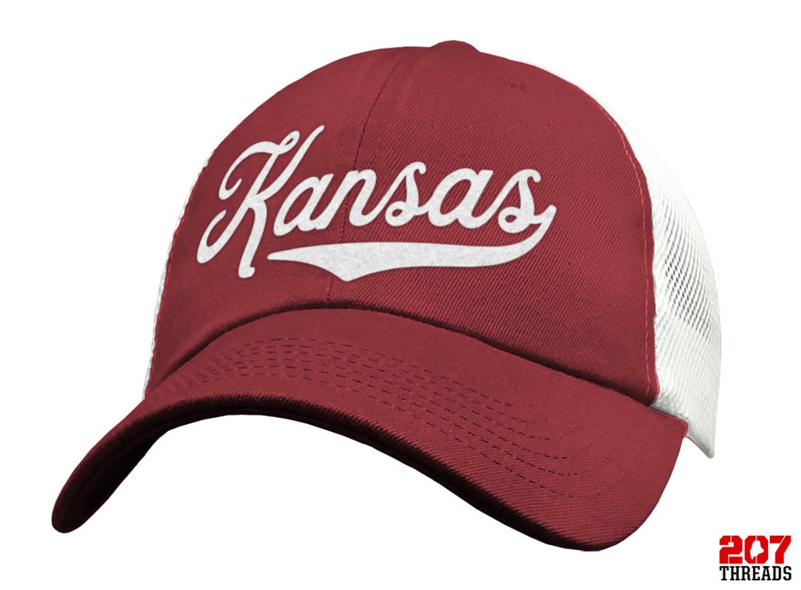 Kansas Hat Kansas Trucker Hat Women & Men Kansas Gifts | Etsy