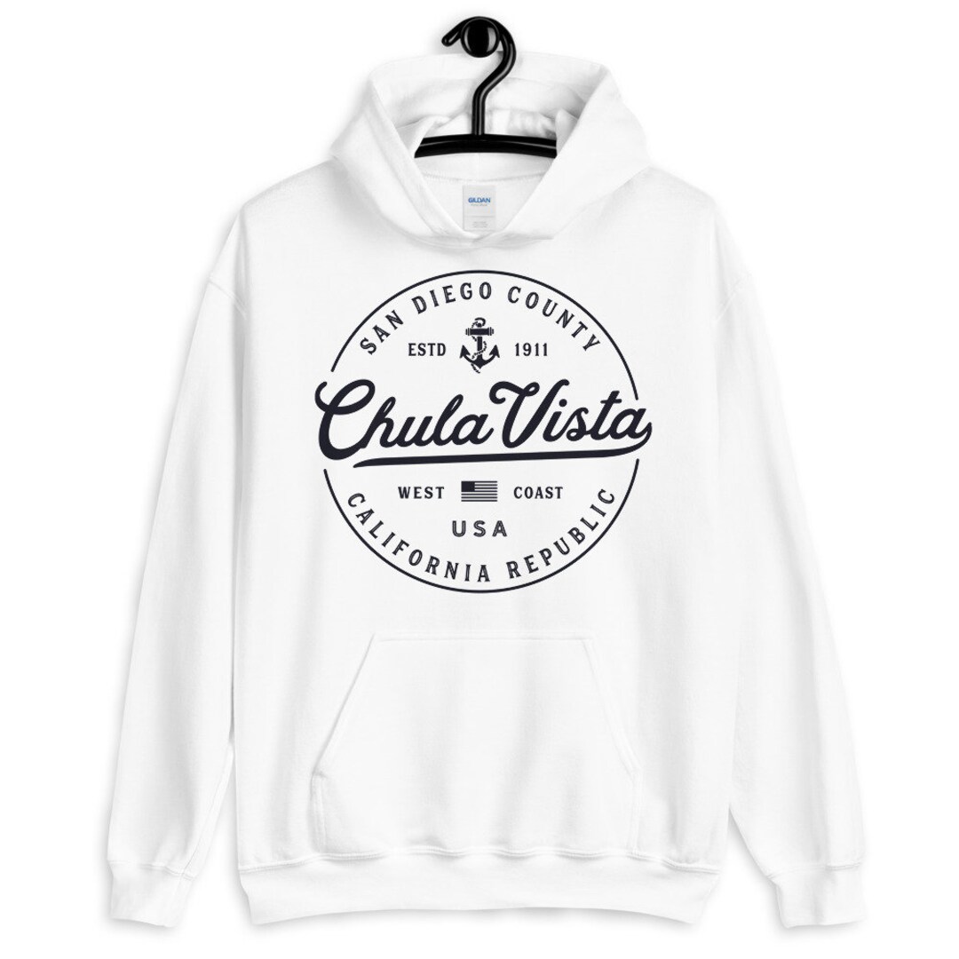 Chula Vista Sweatshirt Soft Cozy Chula Vista Hoodie CA West Coast Surf ...