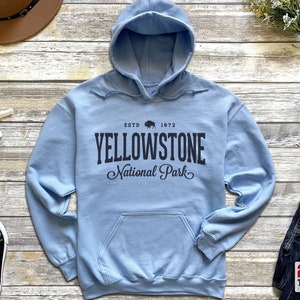 Yellowstone Hoodie, Vintage Yellowstone Sweatshirt, Yellow Stone ...