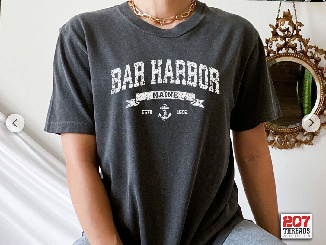 Vintage Bar Harbor Shirt Comfort Colors Bar Harbor Comfort Colors T ...