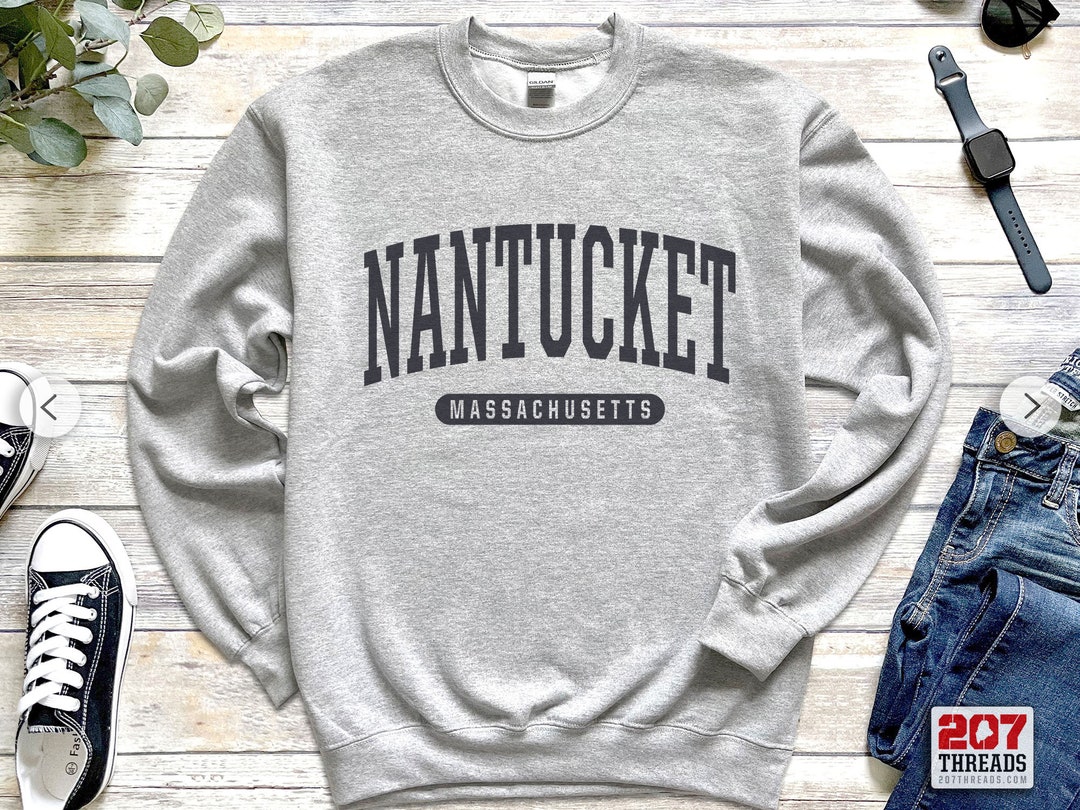Nantucket Sweatshirt Soft Cozy Nantucket Massachusetts - Etsy