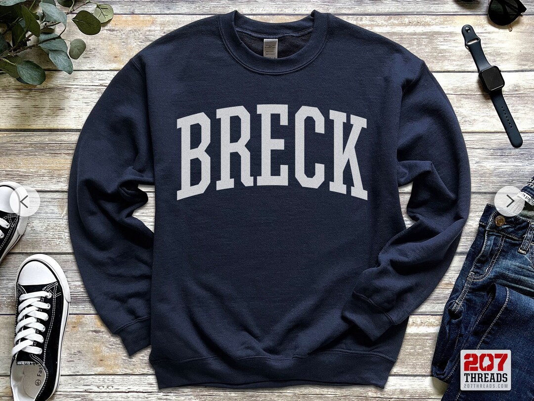Breck Sweatshirt - Breck Crewneck Sweatshirt Faded Vintage Aesthetic ...