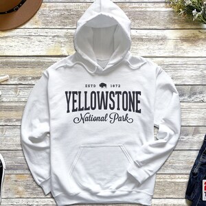 Yellowstone Hoodie, Vintage Yellowstone Sweatshirt, Yellow Stone ...
