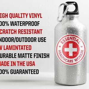 Essential Worker Sticker Essential Healthcare Health Personnel Decal ...