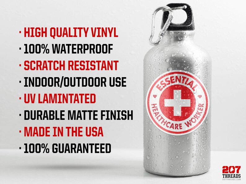 Essential Worker Sticker Essential Healthcare Health - Etsy