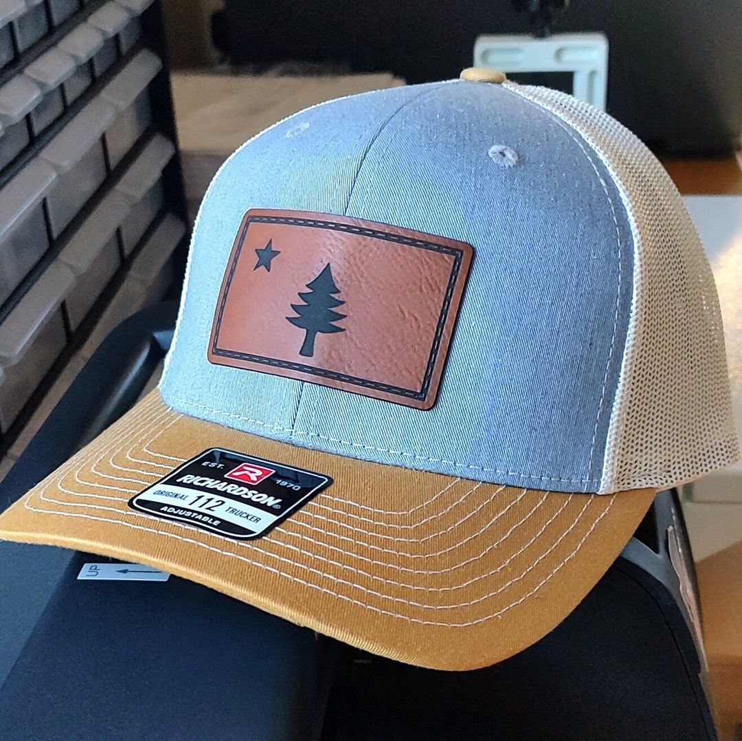 Maine Gift 1901 Vintage Maine Flag Hat Trucker Hat, Vintage Maine ...
