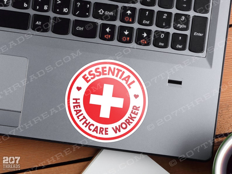 Essential Worker Sticker Essential Healthcare Health | Etsy