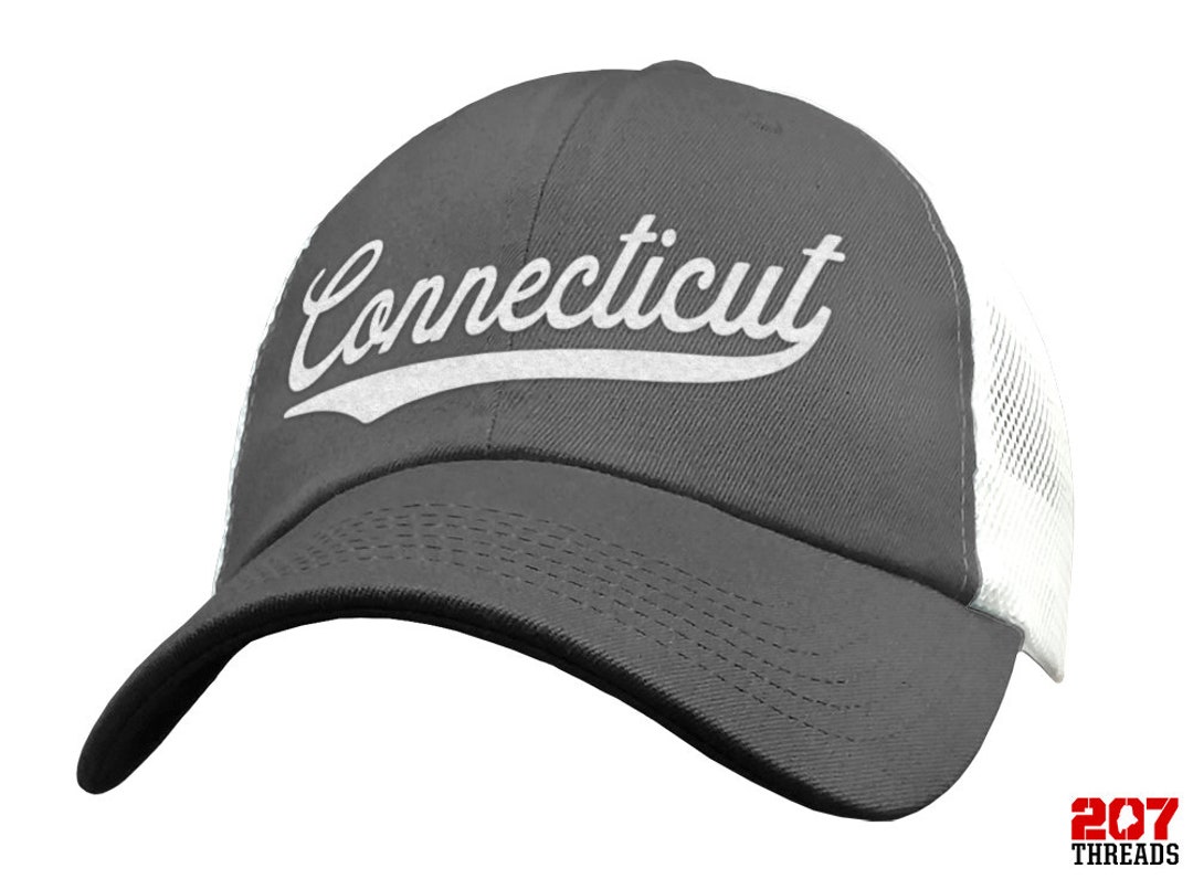 Connecticut Hat, Connecticut Trucker Hat, Women Men, Sports, Mesh Back ...