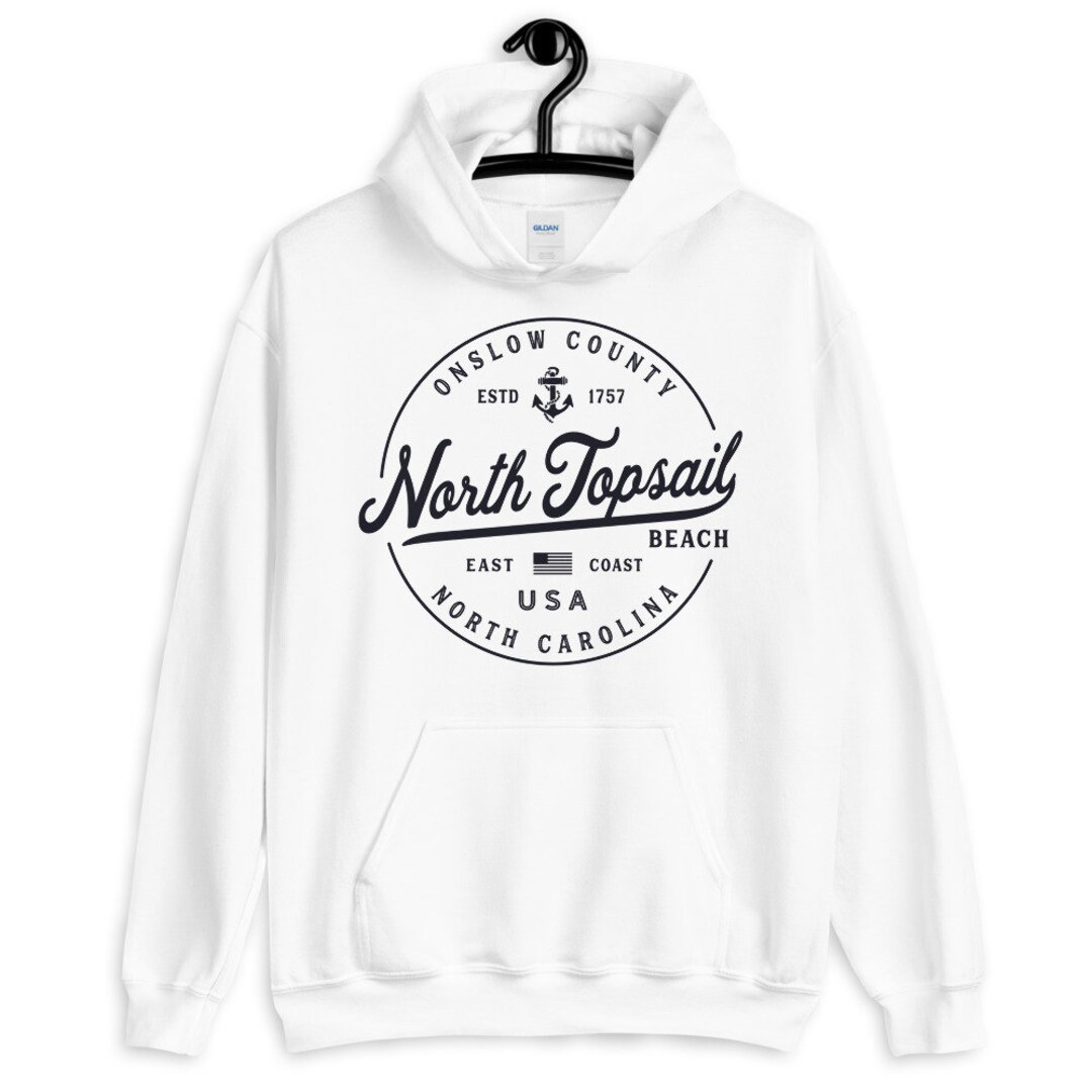 North Topsail Beach Sweatshirt Soft Cozy North Topsail Hoodie NC East ...