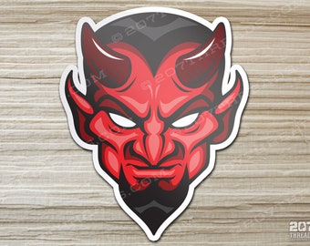 Devil Sticker | Etsy
