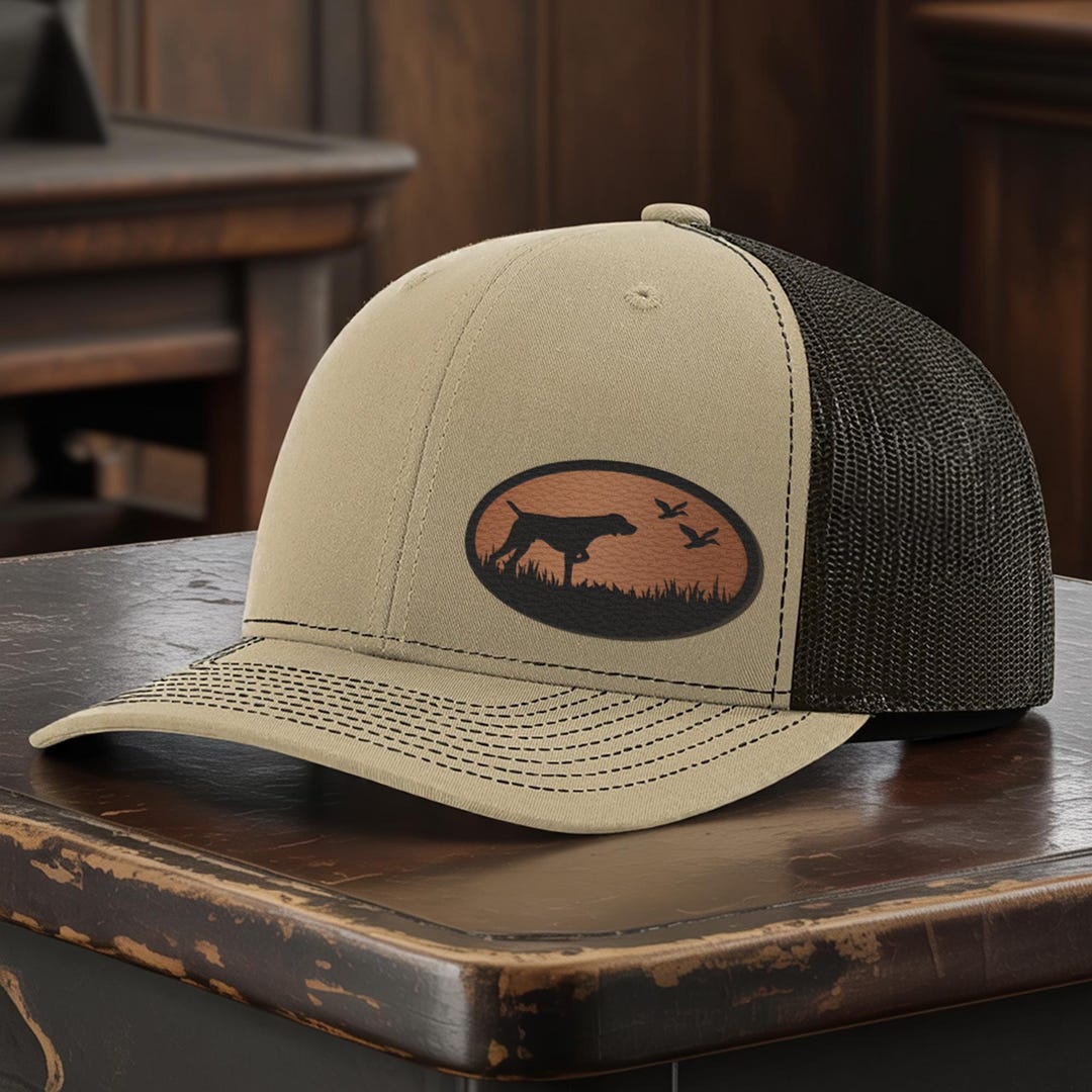 German Pointer Hat, Custom Shorthaired Pointer Gift for Bird Hunters ...