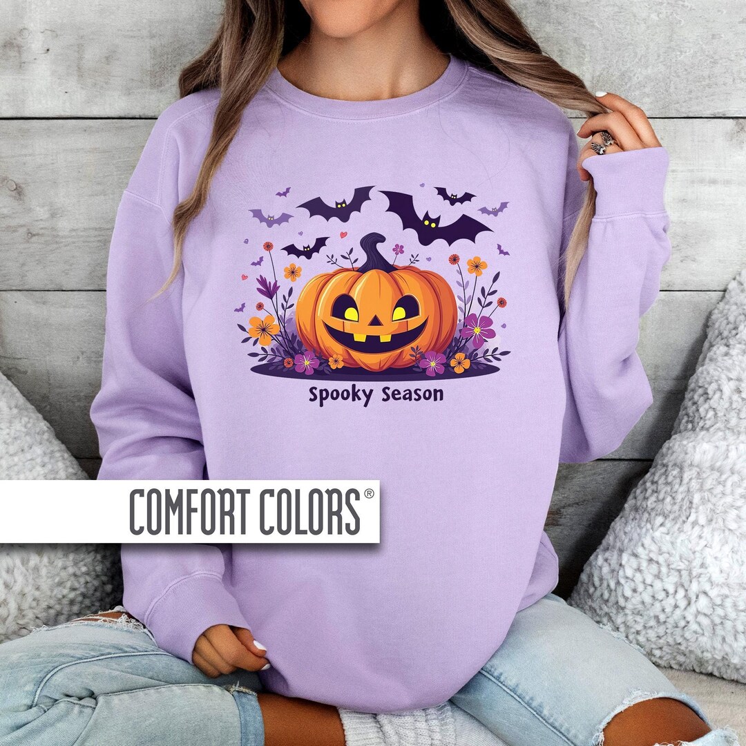 Spooky Season Sweatshirt, Cute Halloween Sweatshirt, Fall Sweatshirt ...
