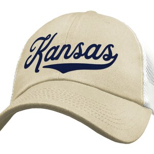 Kansas Hat, Kansas Trucker Hat, Women & Men, Kansas Gifts, Sports, Mesh ...