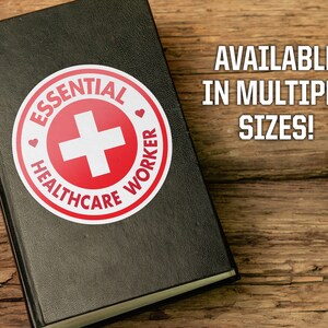 Essential Worker Sticker Essential Healthcare Health Personnel Decal ...