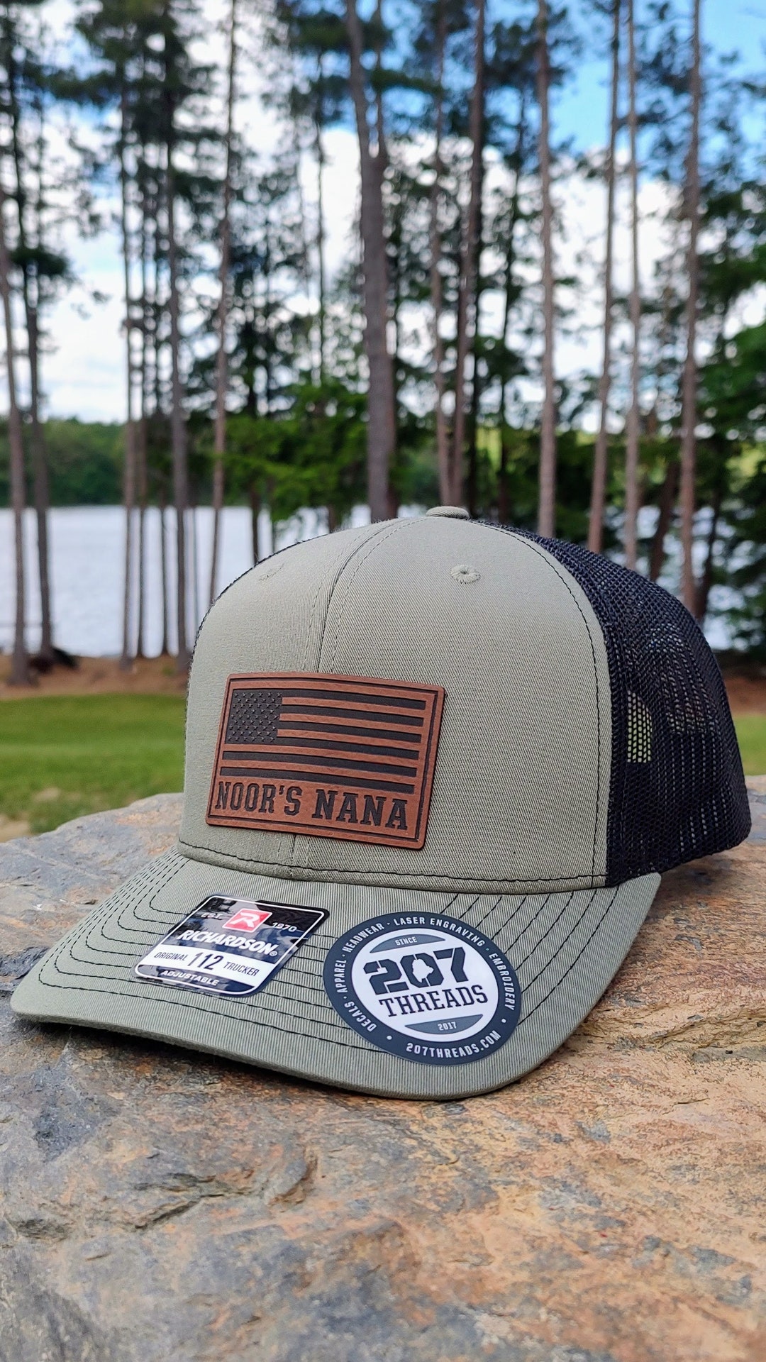 Custom American Flag Hat, Custom Trucker Cap USA Personalized Custom ...