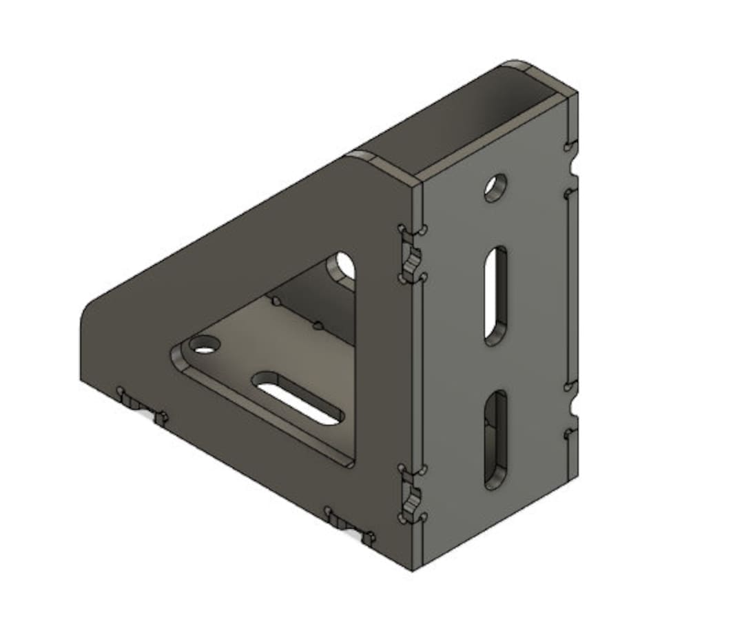 DXF File *****digital File***** - 4"x8"x8" Angle Plate / Fixture ...