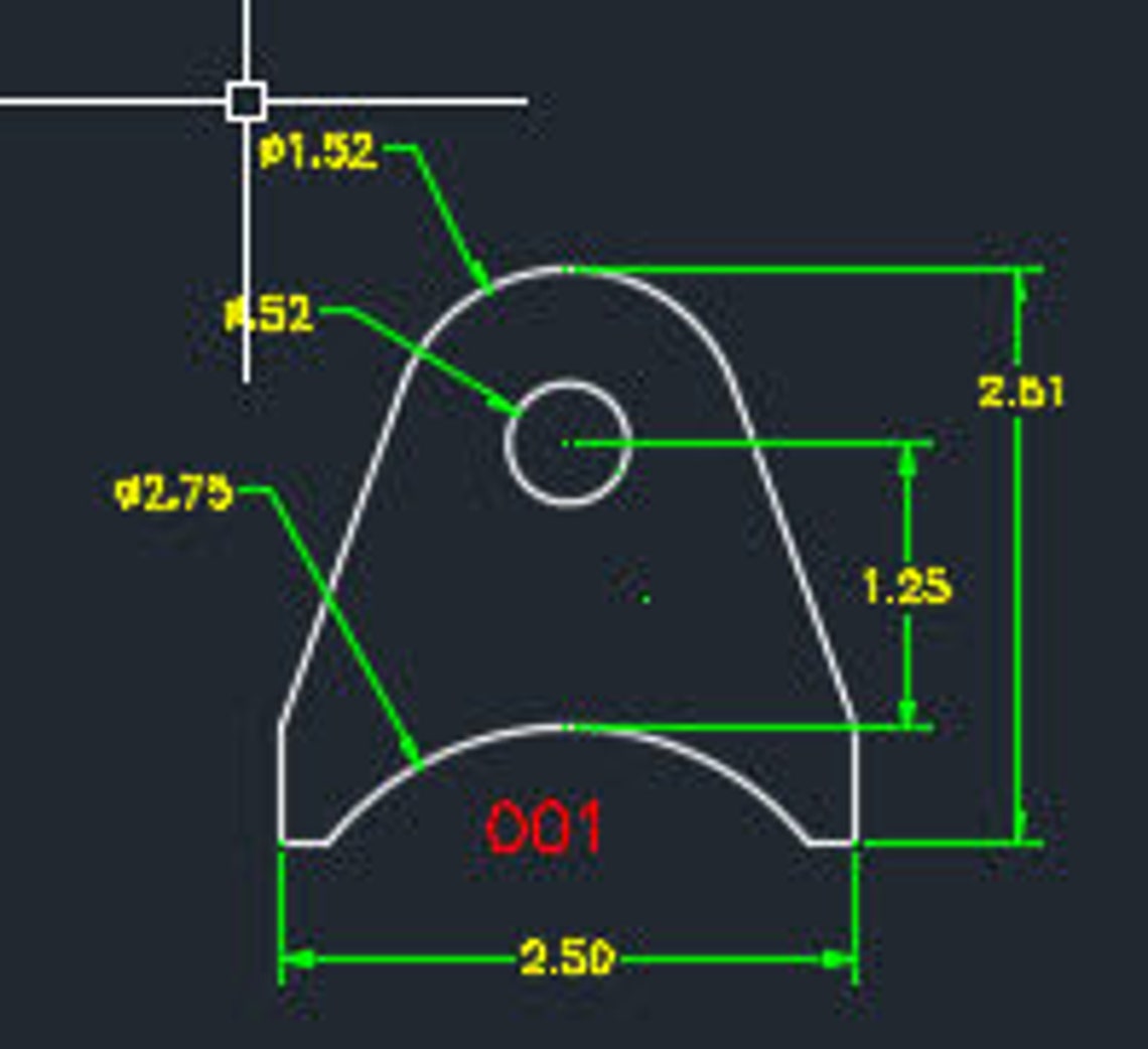 DXF / DWG File Axle Tabs Brackets Tube Brackets Bolt Tabs - Etsy