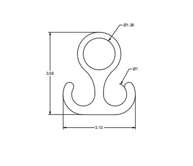 DXF / DWG File Closet Hook / Hanger / Shop Hanger - Etsy