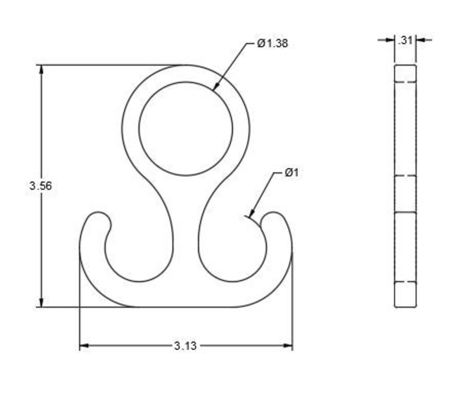 STL 3D Print File - Closet Hook / Hanger / Shop Hanger - Etsy