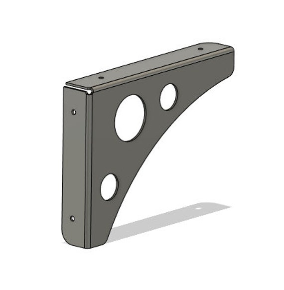 DXF / DWG File 6in X 8in Shelf Bracket / Support With - Etsy