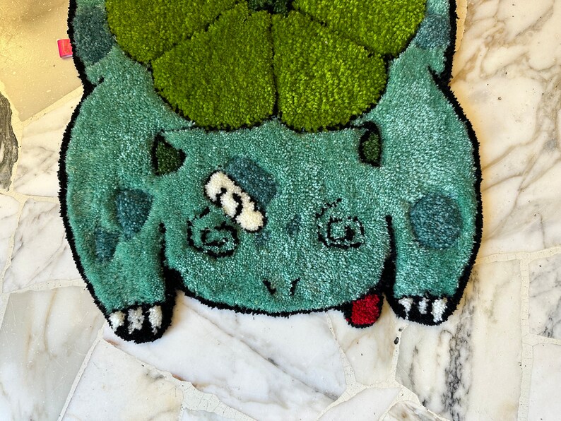 Pokemon Knocked Out Bulbasaur K.O. Rug Bulbasaur Rug - Etsy