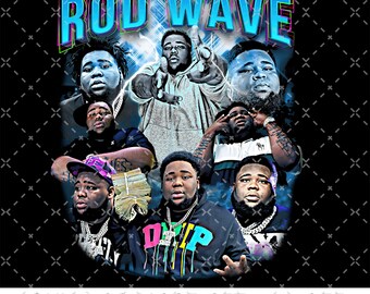 Rod Wave Shirt, Rod Wave Tee, Bootleg Rod Wave Graphic Tee, Concert ...