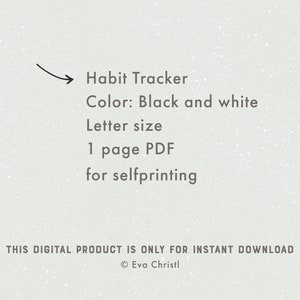 My Habits Tracker / Habit Tracker / Annual Planner / Letter Format ...