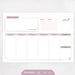 Wochenplaner A4 printable / zeitloser Wochenplan / To do Liste ...