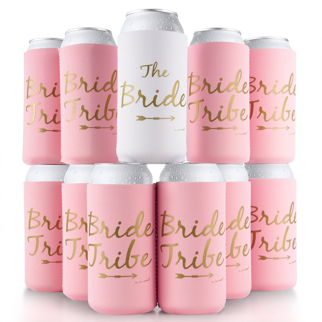 Bride Tribe Bachelorette Party Premium Skinny Can Sleeves Insulated ...