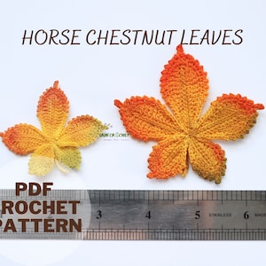 Crochet Autumn Leaves Pattern Bundle - Maple, Oak, Birch, Ginkgo ...