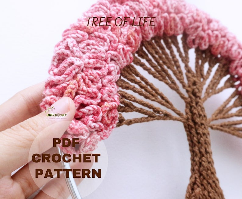 Tree of Life Crochet Pattern: Mandala Wall Art Tutorial (PDF Digital ...