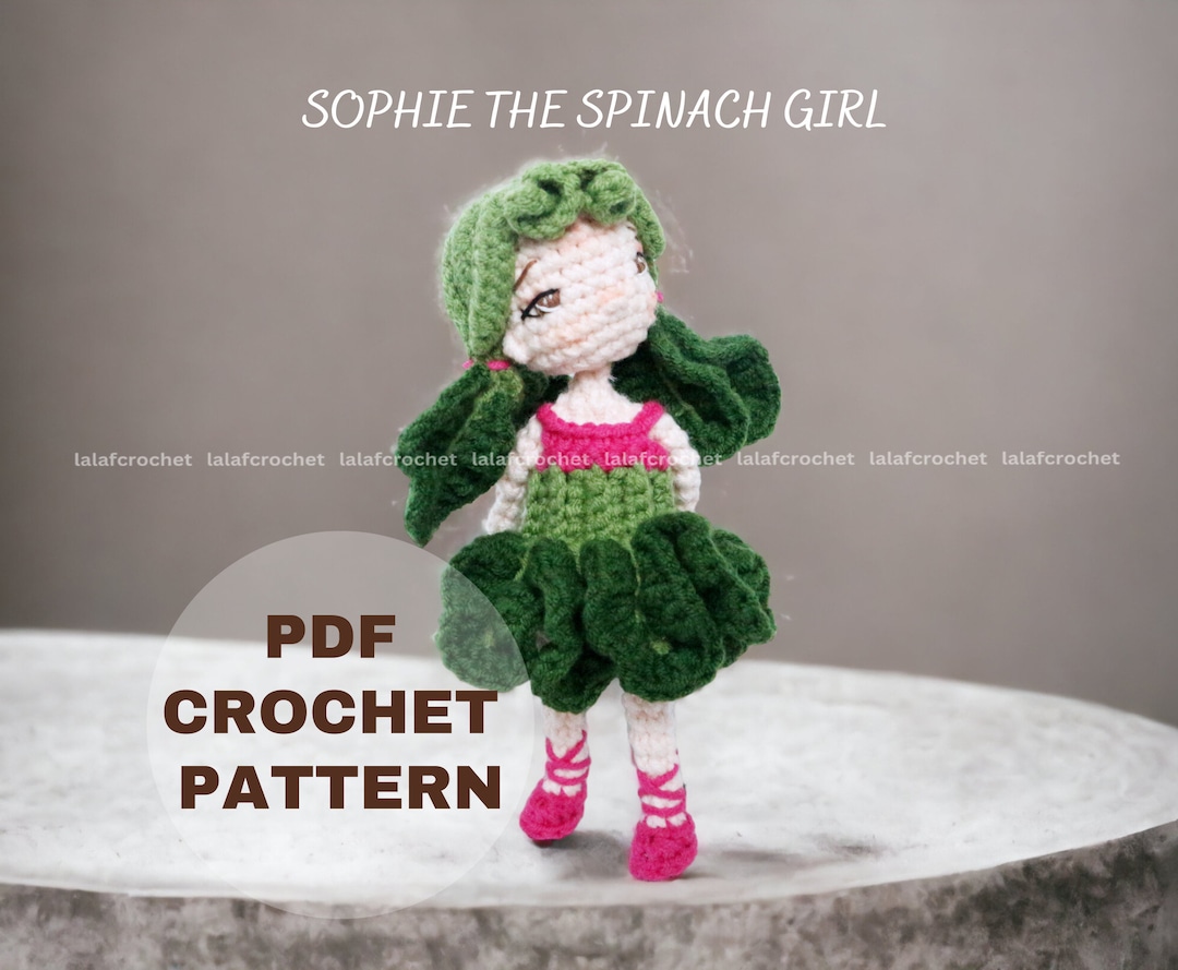 Crochet Mini Doll Pattern, Vegetable Doll Crochet Pattern, Amigurumi ...