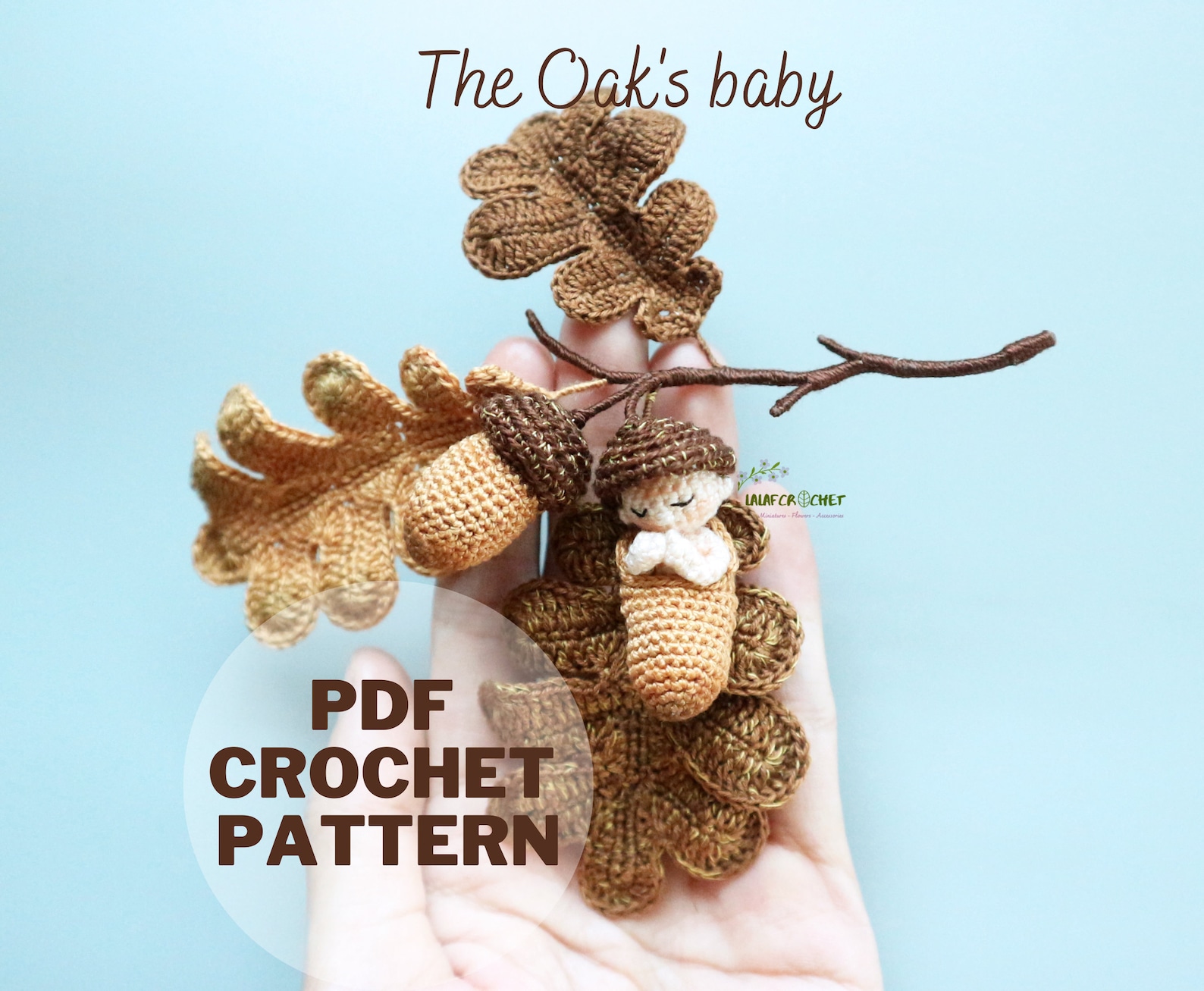 Crochet Pattern Oak Branch and Baby Doll Crochet Autumn Oak - Etsy