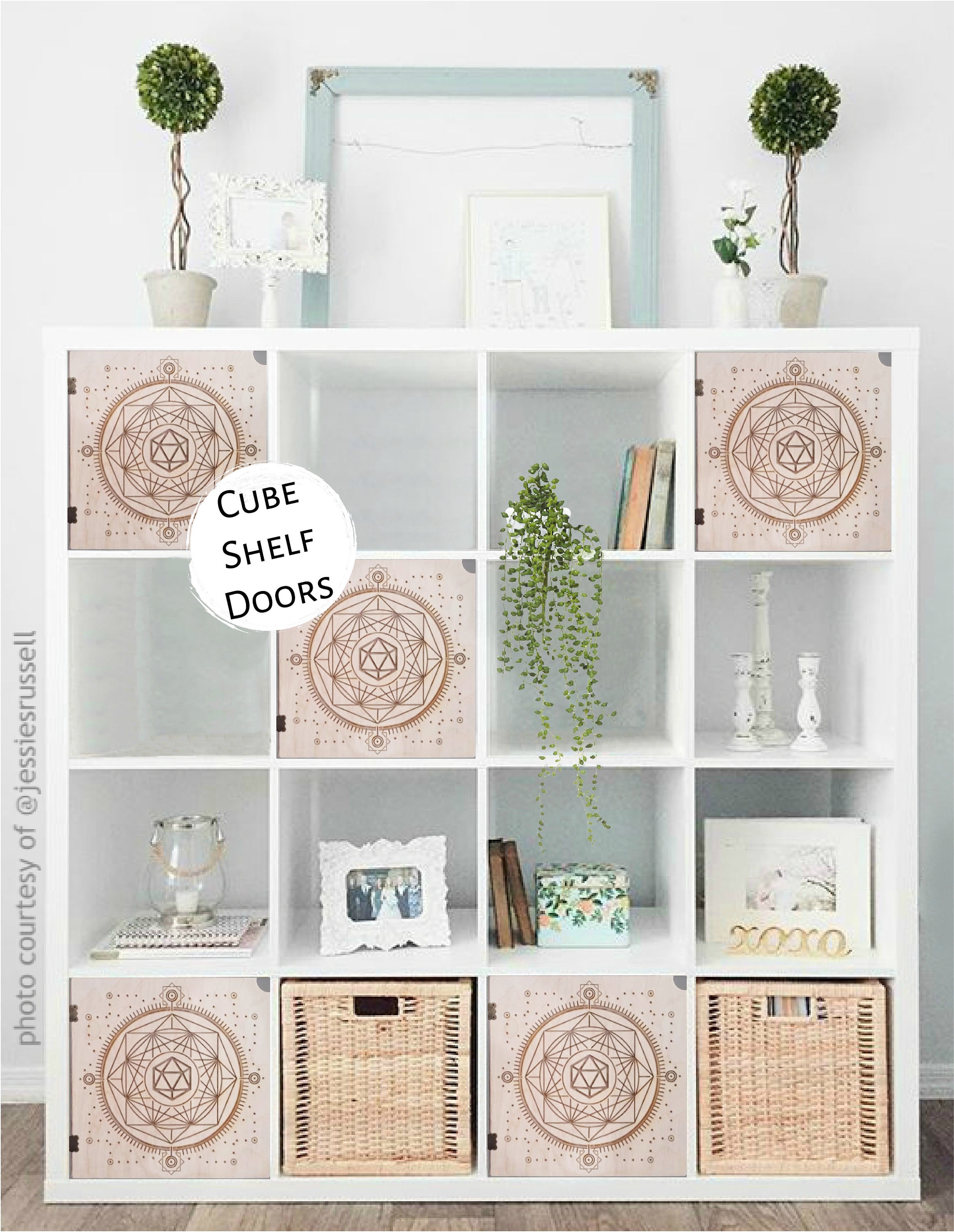 Easy no Tools Gamer Door for Cube Shelves Board Game Storage Bookshelf Bookcase Insert Kallax Expedit Upgrade Custom Ikea Target Etsy