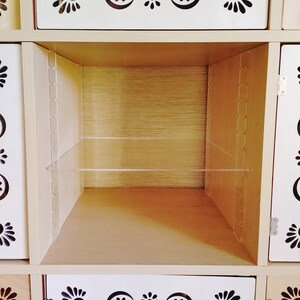 1 Shelf Clear Insert - Acrylic Kallax Cube Shelf, Adjustable Shelves ...