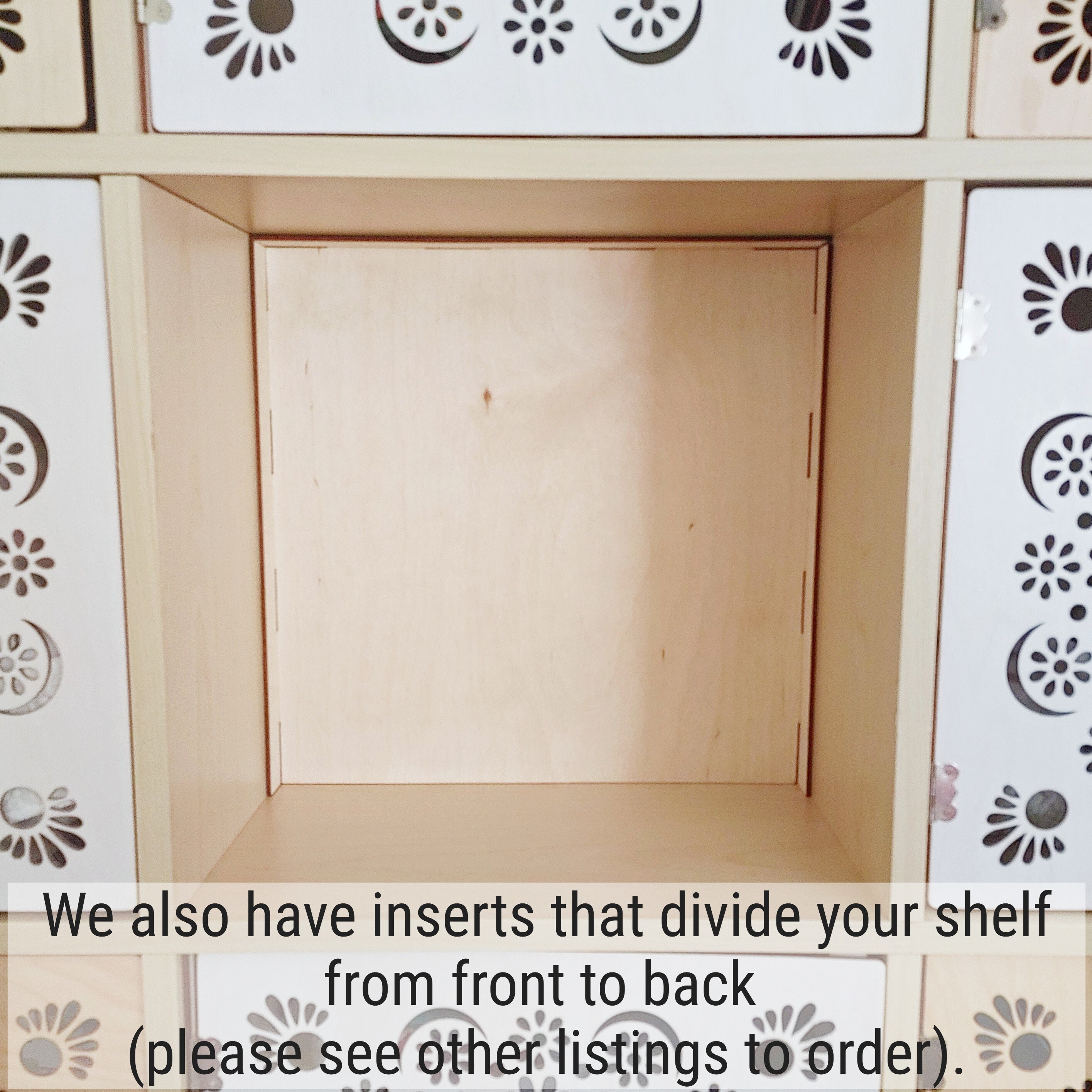 1 Shelf Vertical Insert - Cube Shelf, Adjustable Shelves Ikea Kallax ...