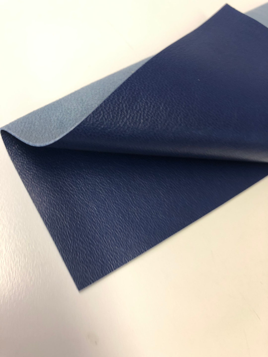 Blue LEATHER 8"x8" Midnight Blue LEATHER, Blue Leather Sheet, Navy ...