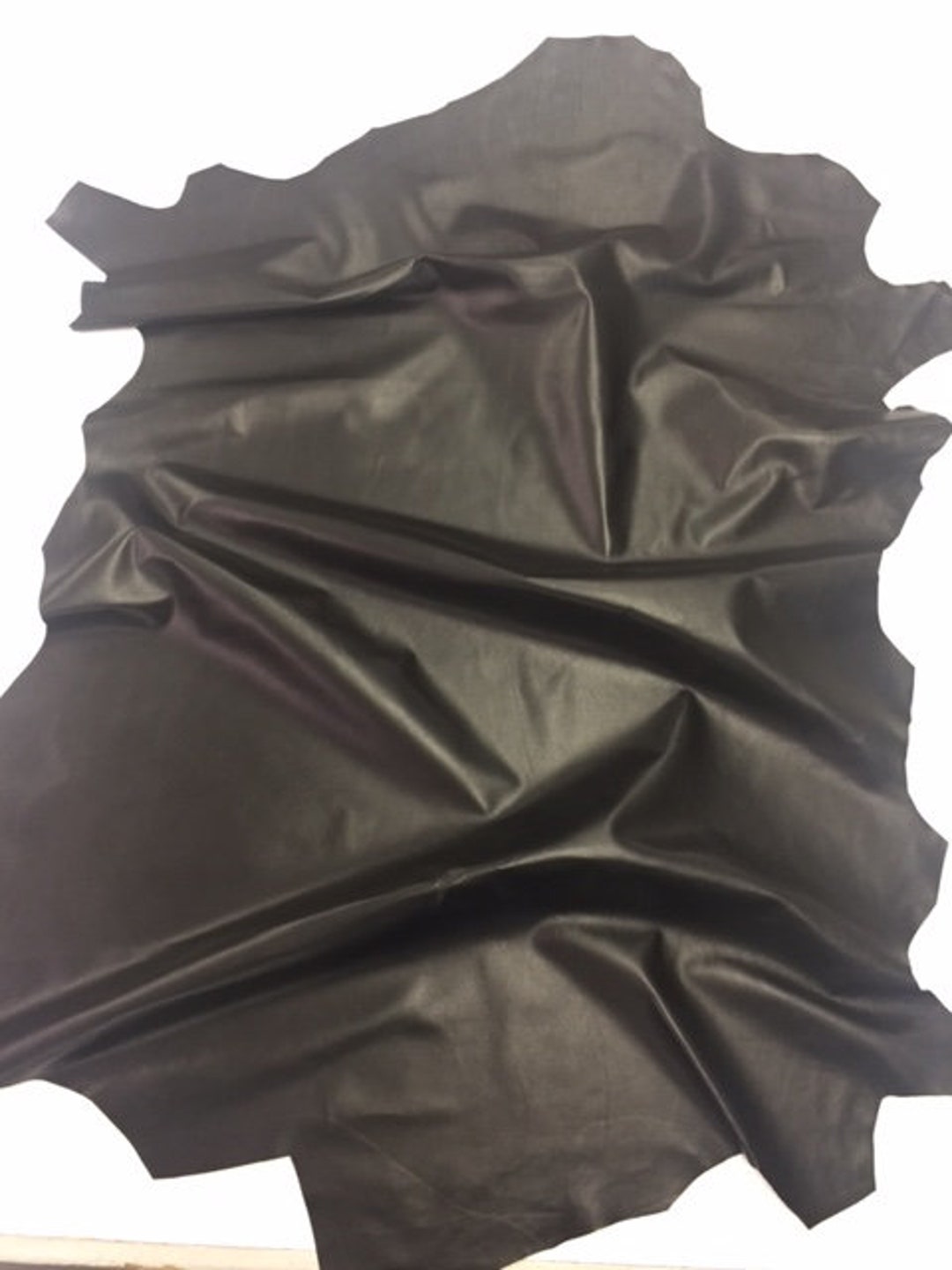 Black Genuine Leather Sheet, Supple Lambskin, DIY Craft - Etsy