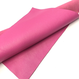 LEATHER Hot Pink Leather,bright Pink Leather Sheet, Leather Skins ...