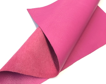 Hot Pink Leather | Etsy