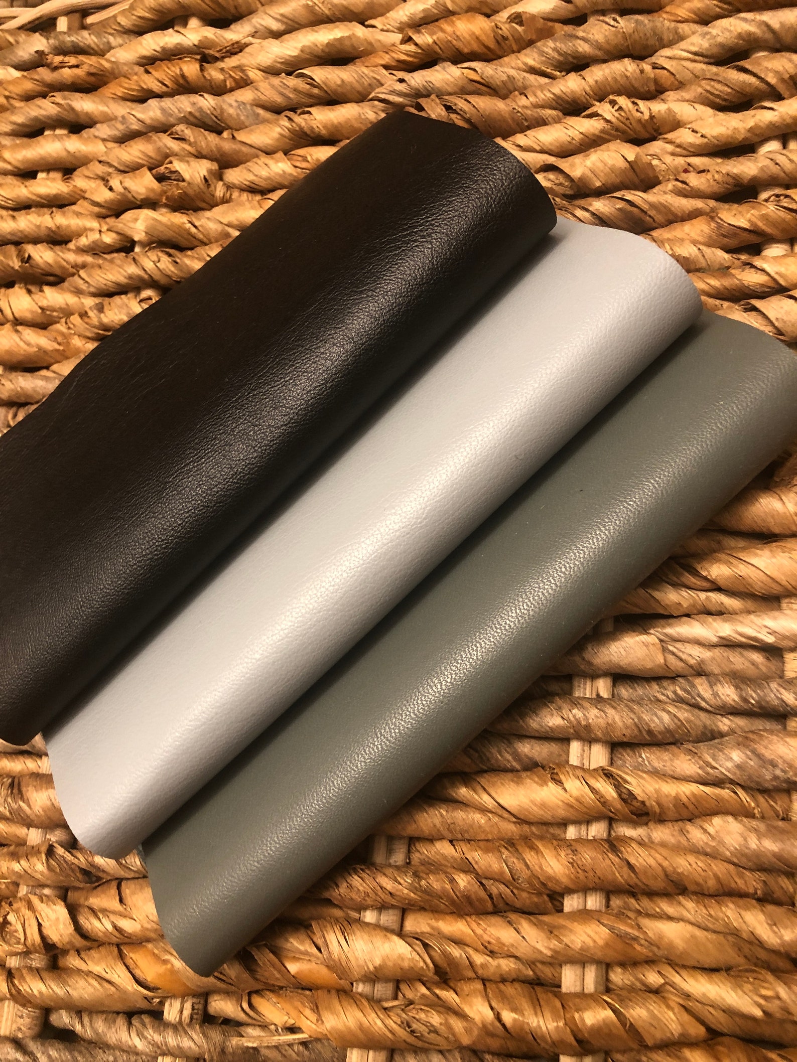 LEATHER SKINS Real Leather Hides GREY Leather/ Dove Grey - Etsy