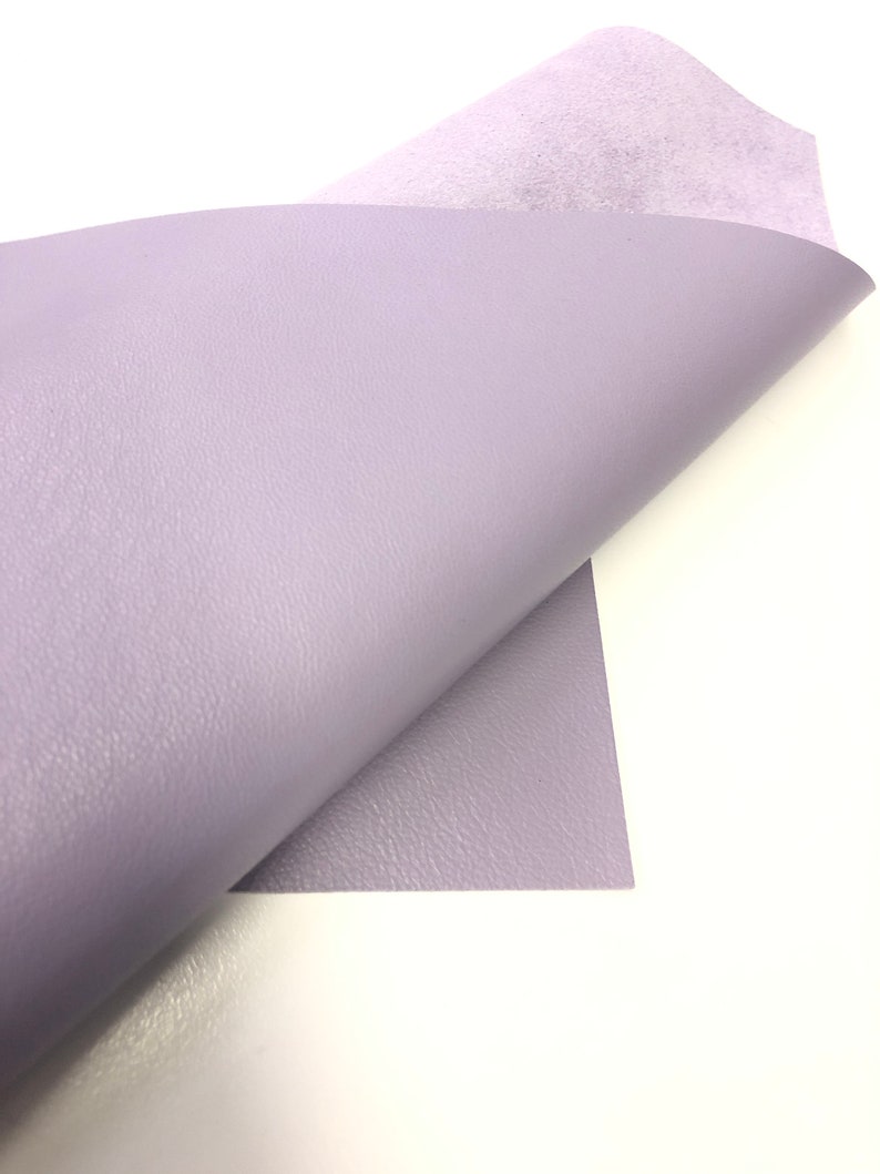 LEATHER Lavender Morning /soft Lambskin Genuine Leather - Etsy