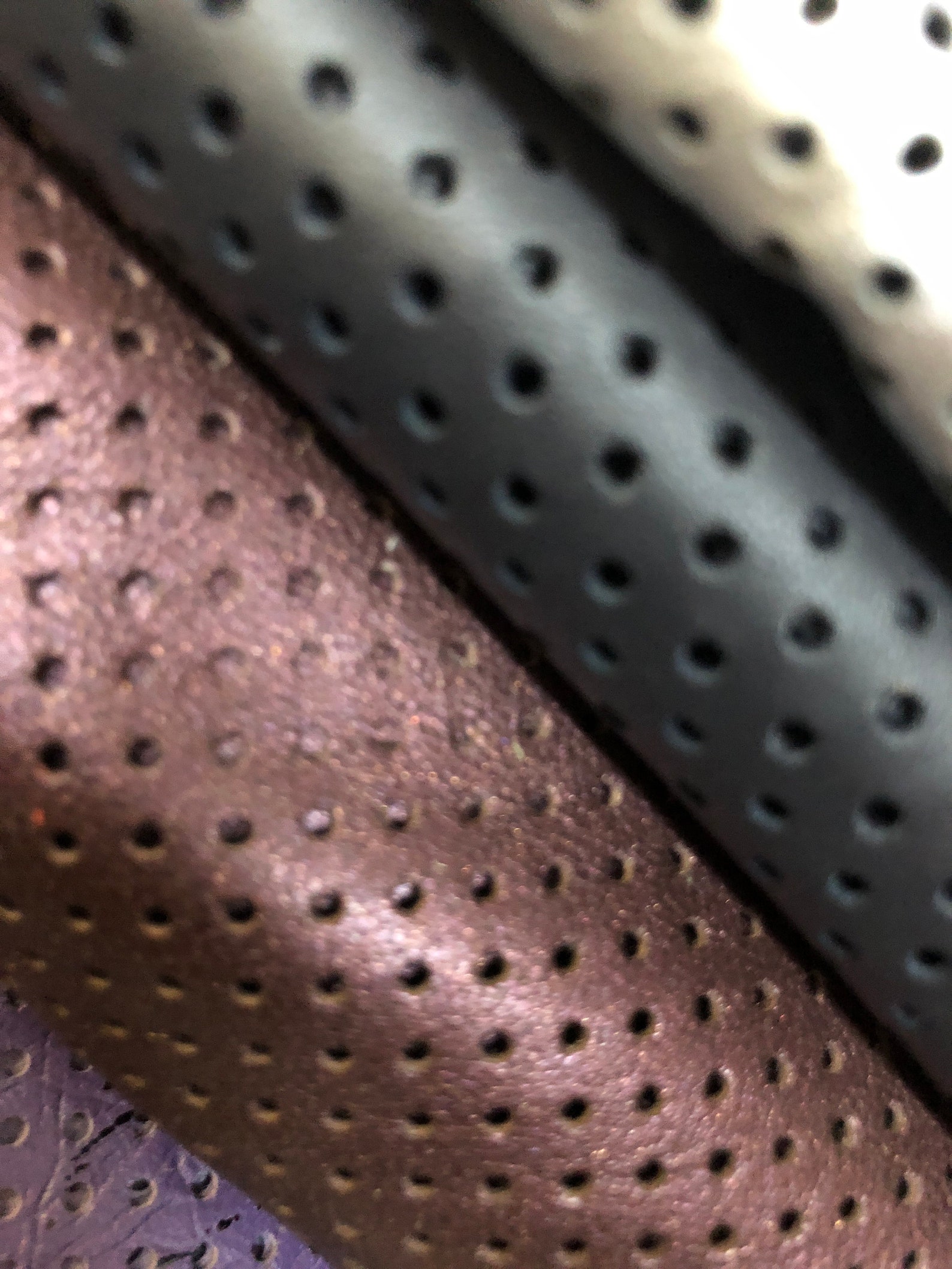 PERFORATED LEATHER SHEET Many Colors Many Designs Pick Your Color and ...