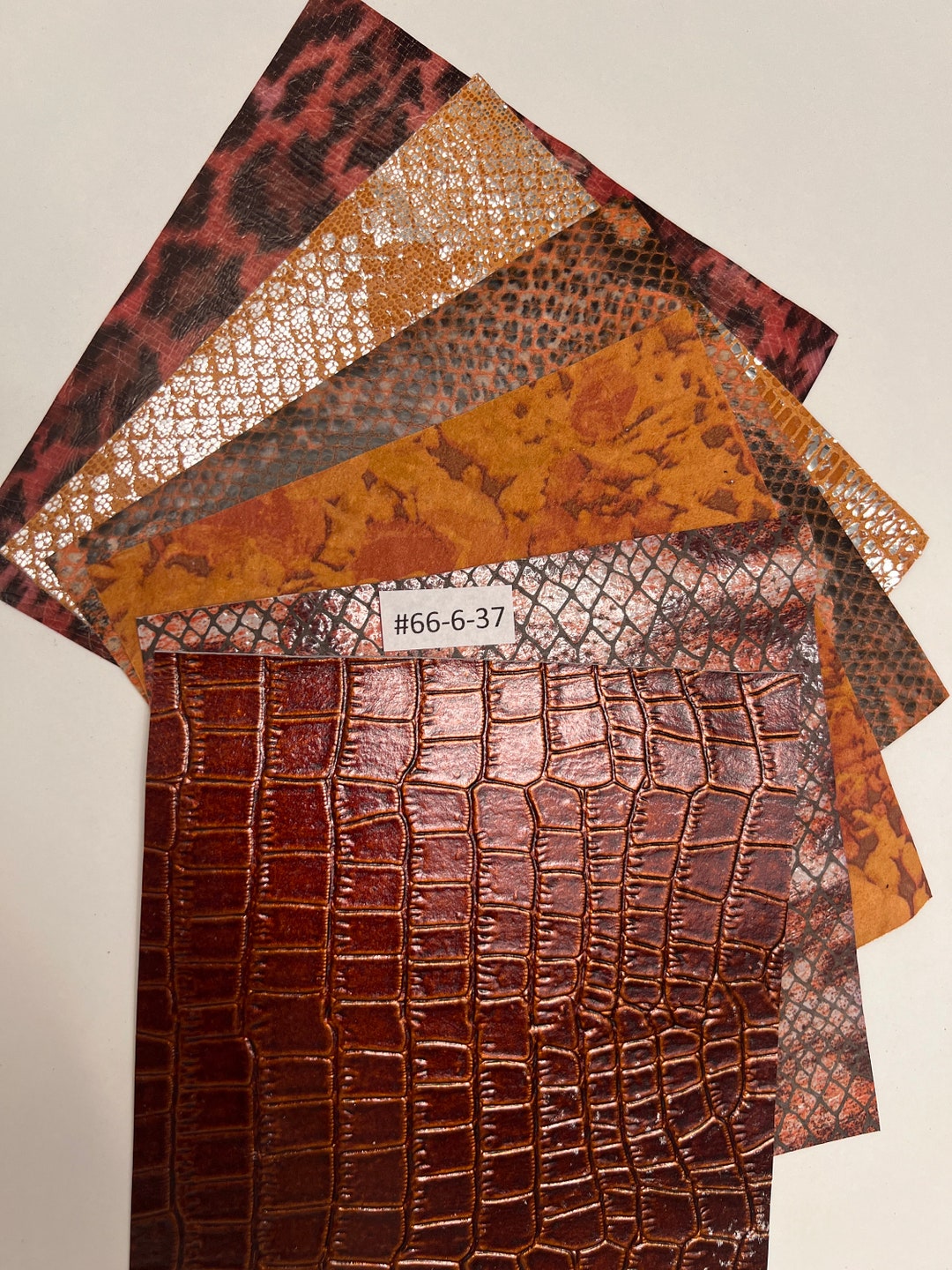 Rust Brown Craft Leather Sheets Textures Supply/ Scraps Crafting ...