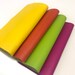 LEATHER Bright Colors 10"x10" Bright Pink, Bright Green, Orange, Yellow ...