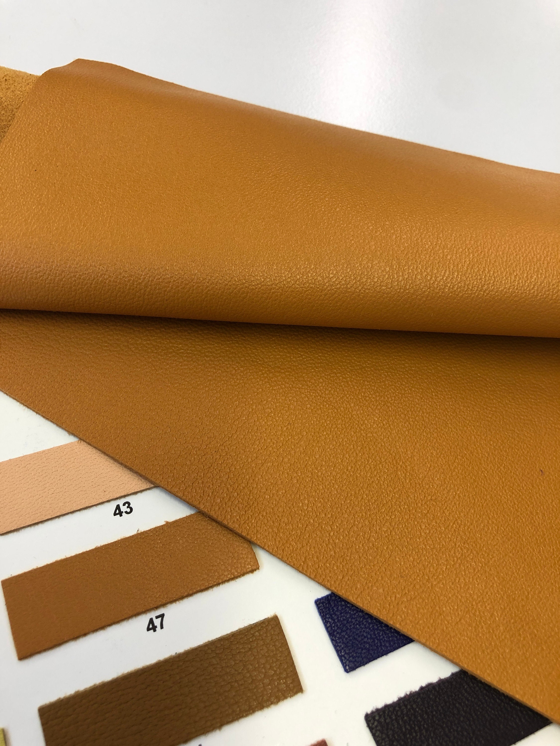 LEATHER Amber LEATHER Leather Sheet Leather Skins/variety - Etsy