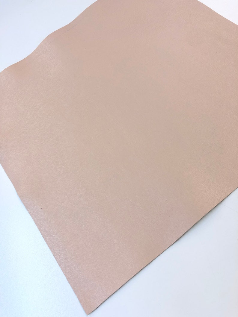 Baby Pink LEATHER 12x24 Real LEATHER Light Pink - Etsy